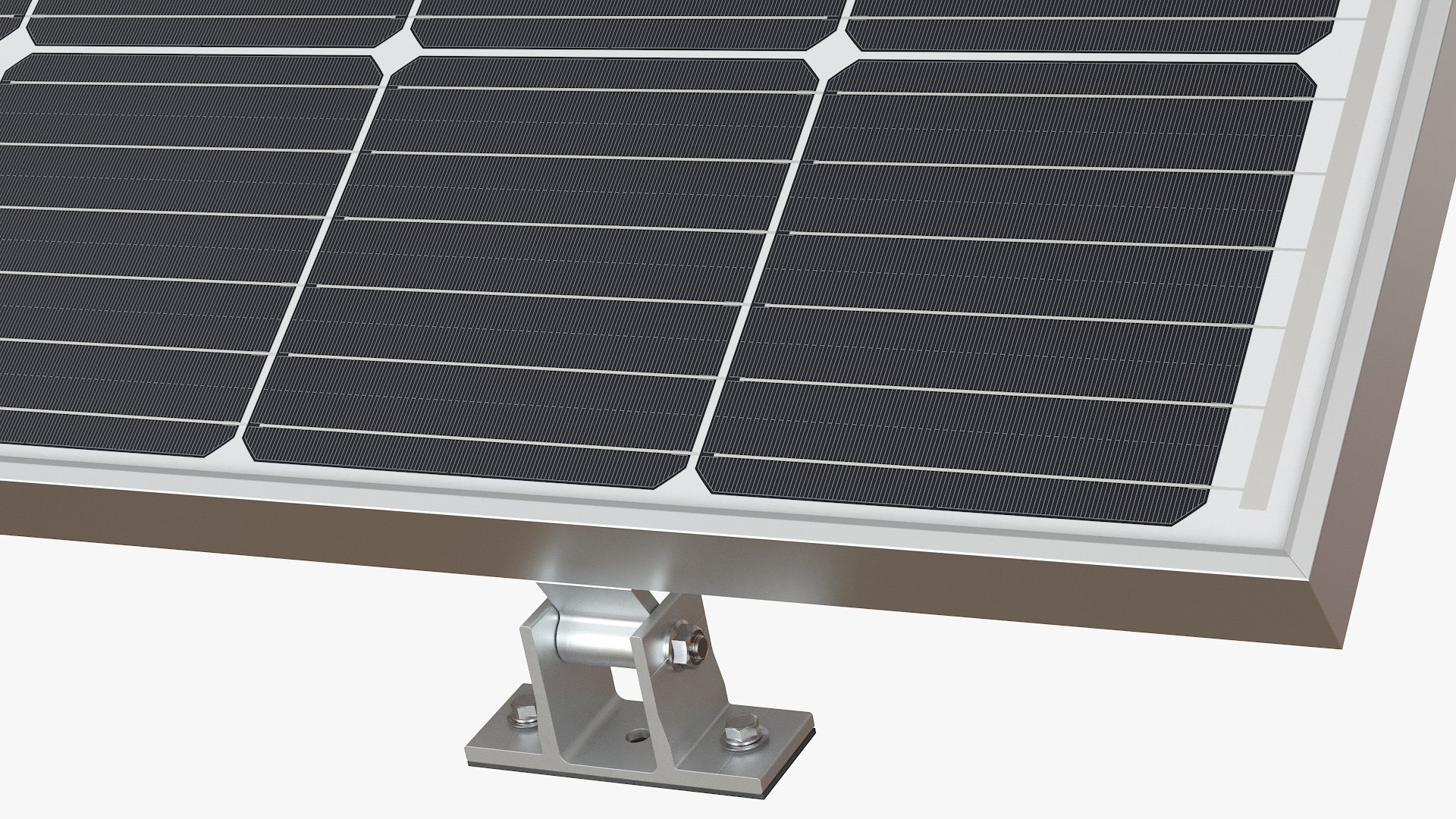 Full Cell Solar Panel Tilted 3D Model - TurboSquid 2215175