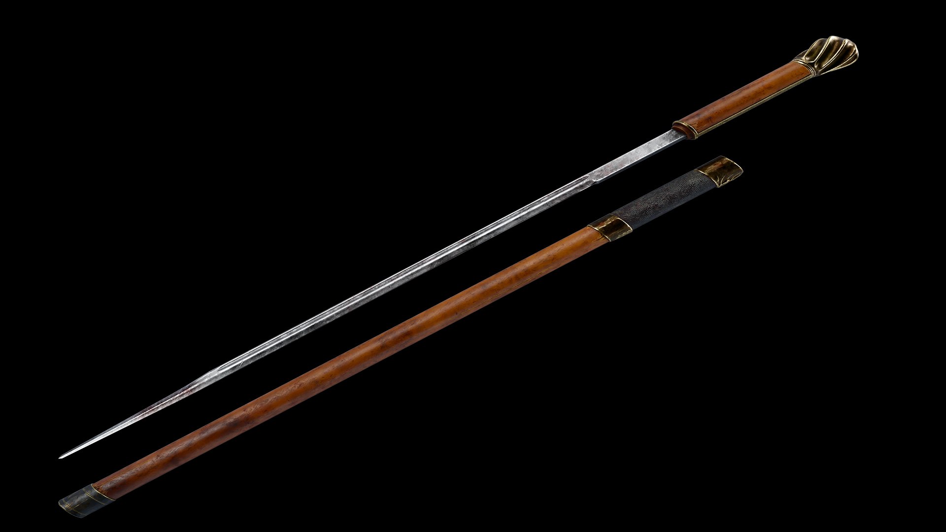 3D Model Stick Sword - TurboSquid 1879987