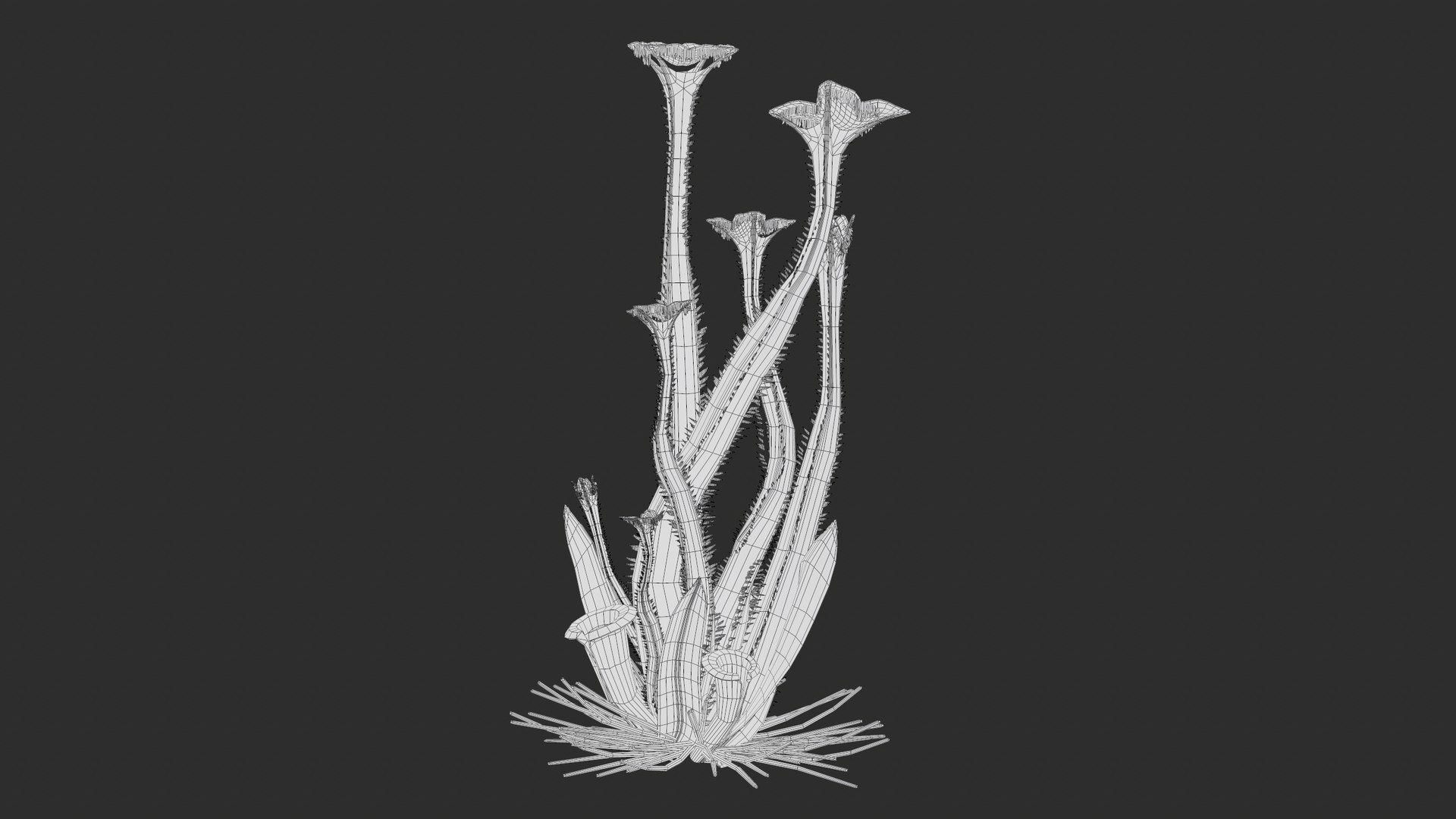 3D model Alien Plant 04 PBR - TurboSquid 1957311
