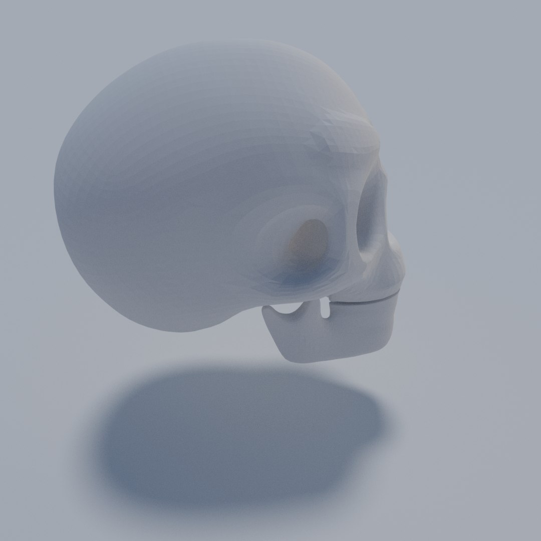 3D Model Stylized Skull - TurboSquid 1149556