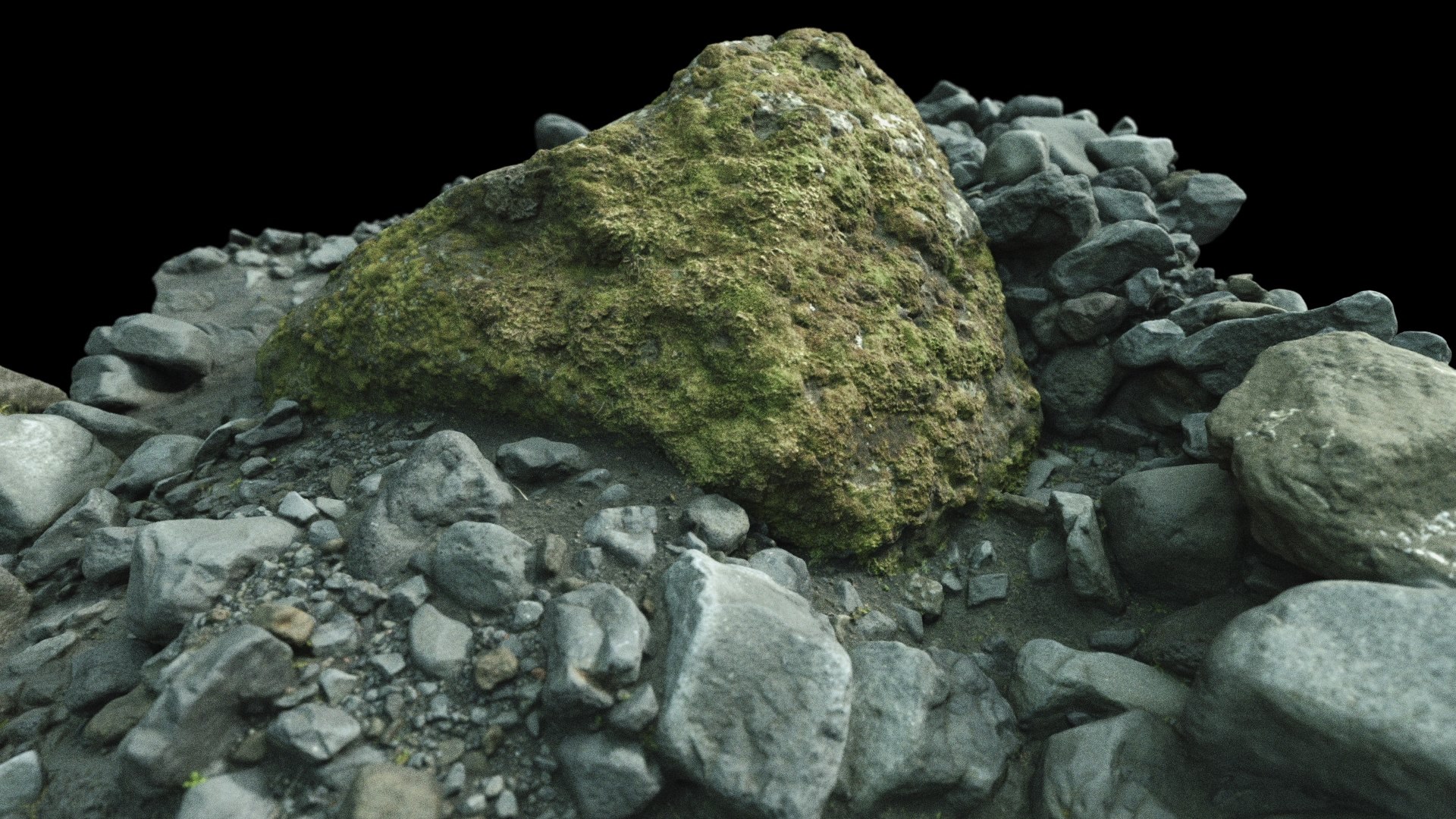 3D Icelandic Mossy Rock Lkpo - TurboSquid 2187662