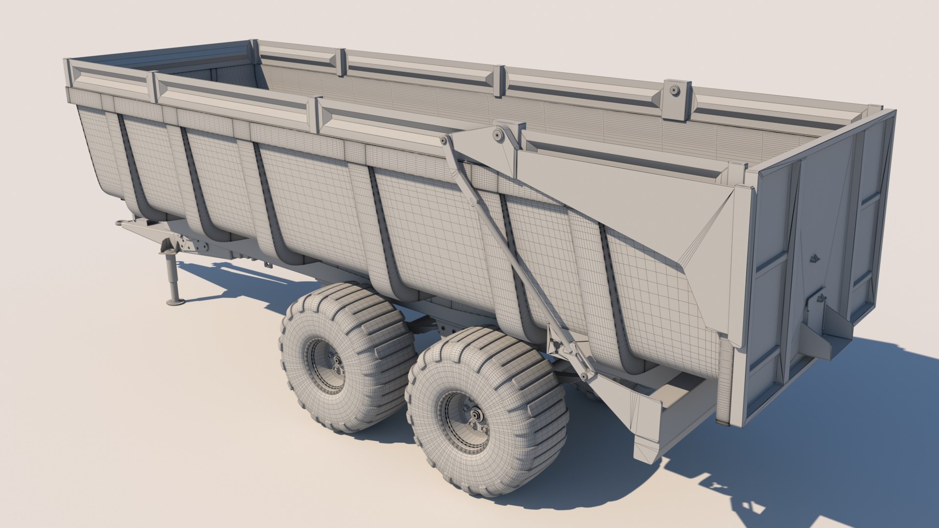 Tipper Trailer Vehicle Transport Model - TurboSquid 1622137