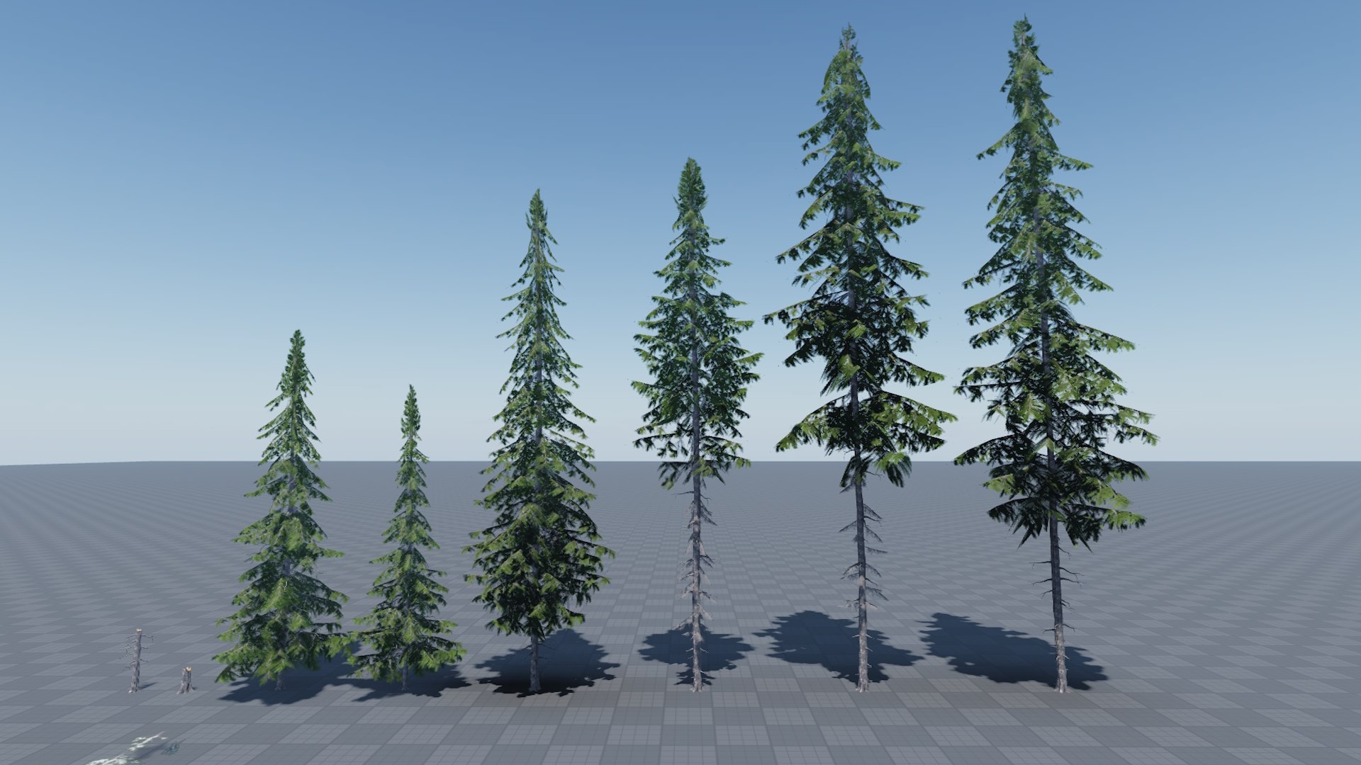 3D Realistic Douglas Fir Tree Pack - TurboSquid 2544077