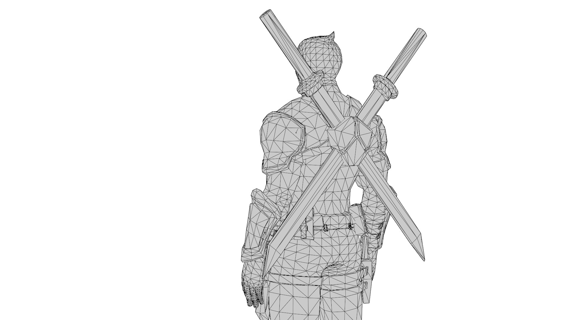 Deadpool Marvel 3D Model High-Quality Rigged 3D - TurboSquid 2367584