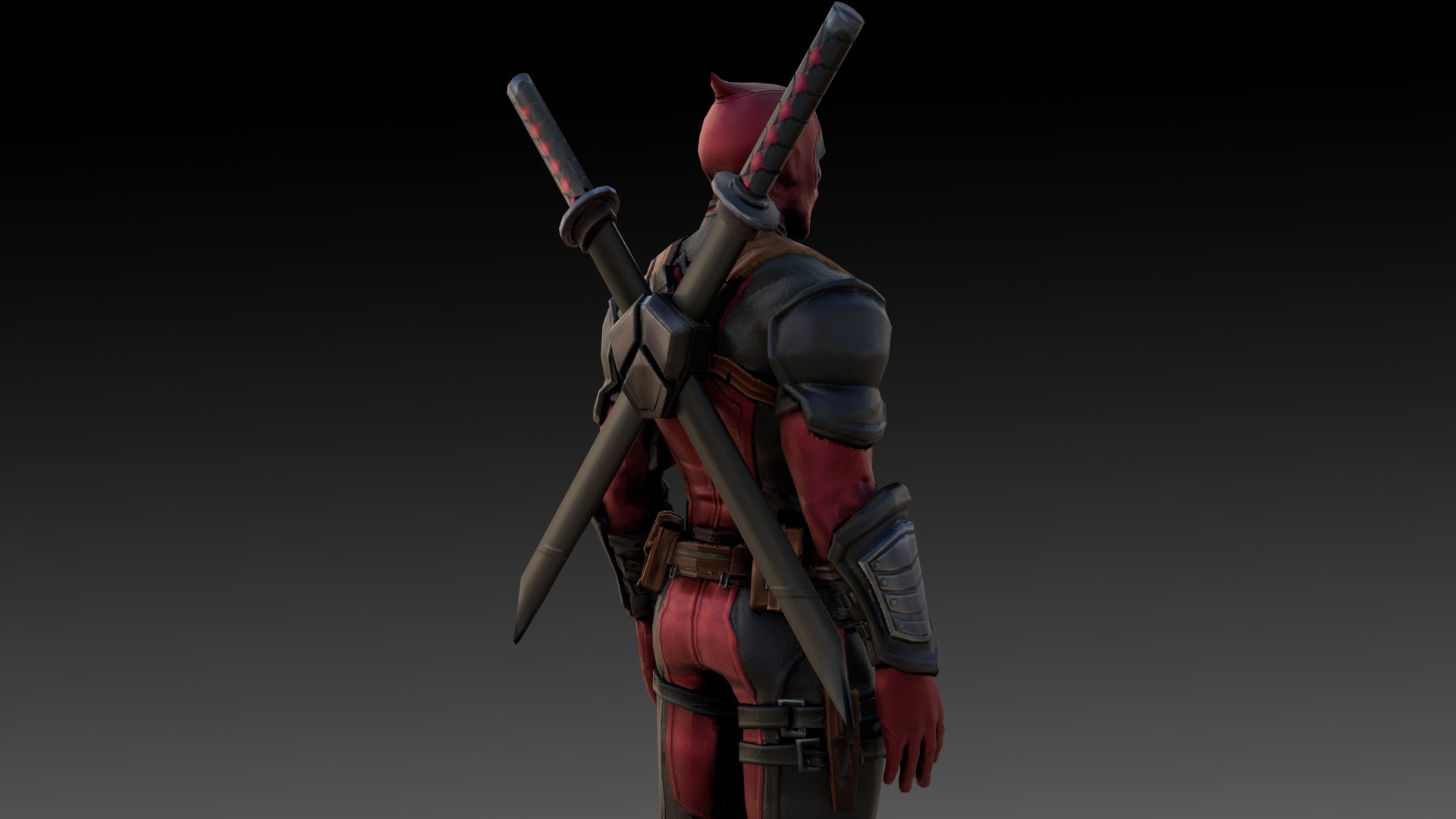 Deadpool Marvel 3D Model High-Quality Rigged 3D - TurboSquid 2367584