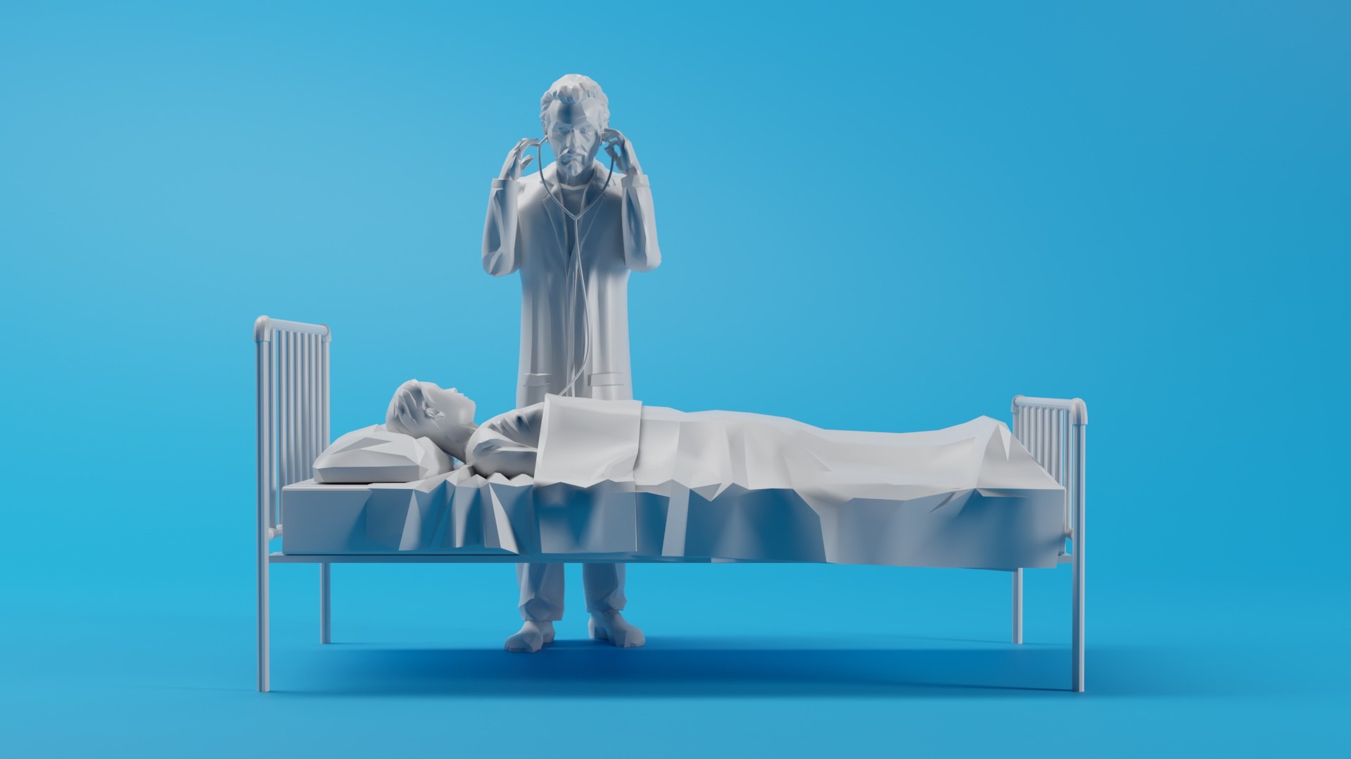3D Model Doctor-Sick - TurboSquid 1789964