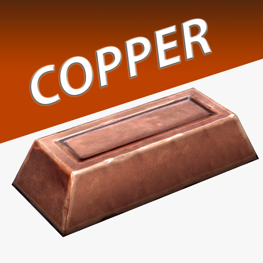 Copper Ingot 3D - TurboSquid 1742663