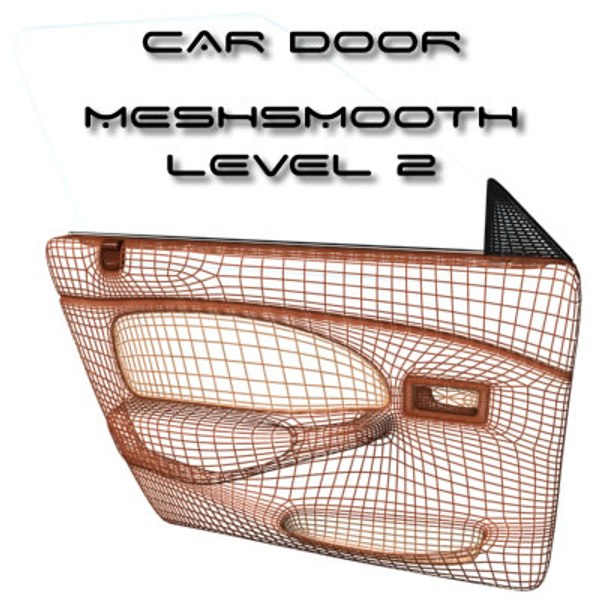 auto interior door 3d model