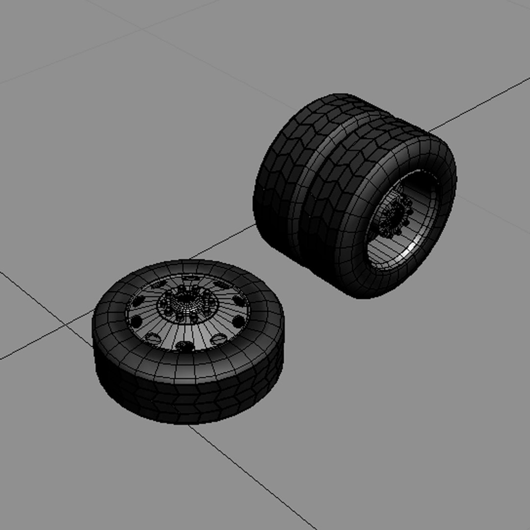 Truck Tire Rims Wheels 3D Model - TurboSquid 2012570
