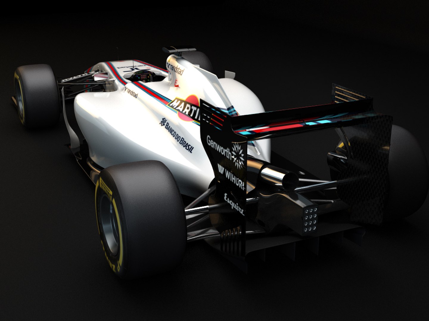 Williams Fw36 2014 3d Max