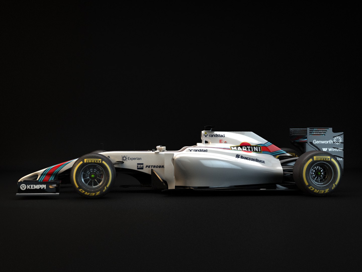 Williams Fw36 2014 3d Max