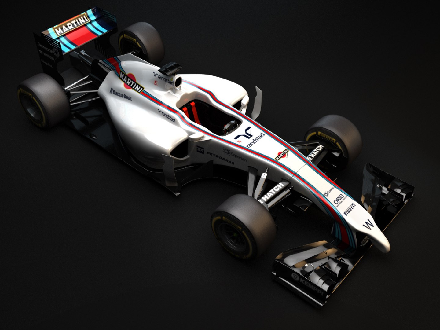 Williams Fw36 2014 3d Max