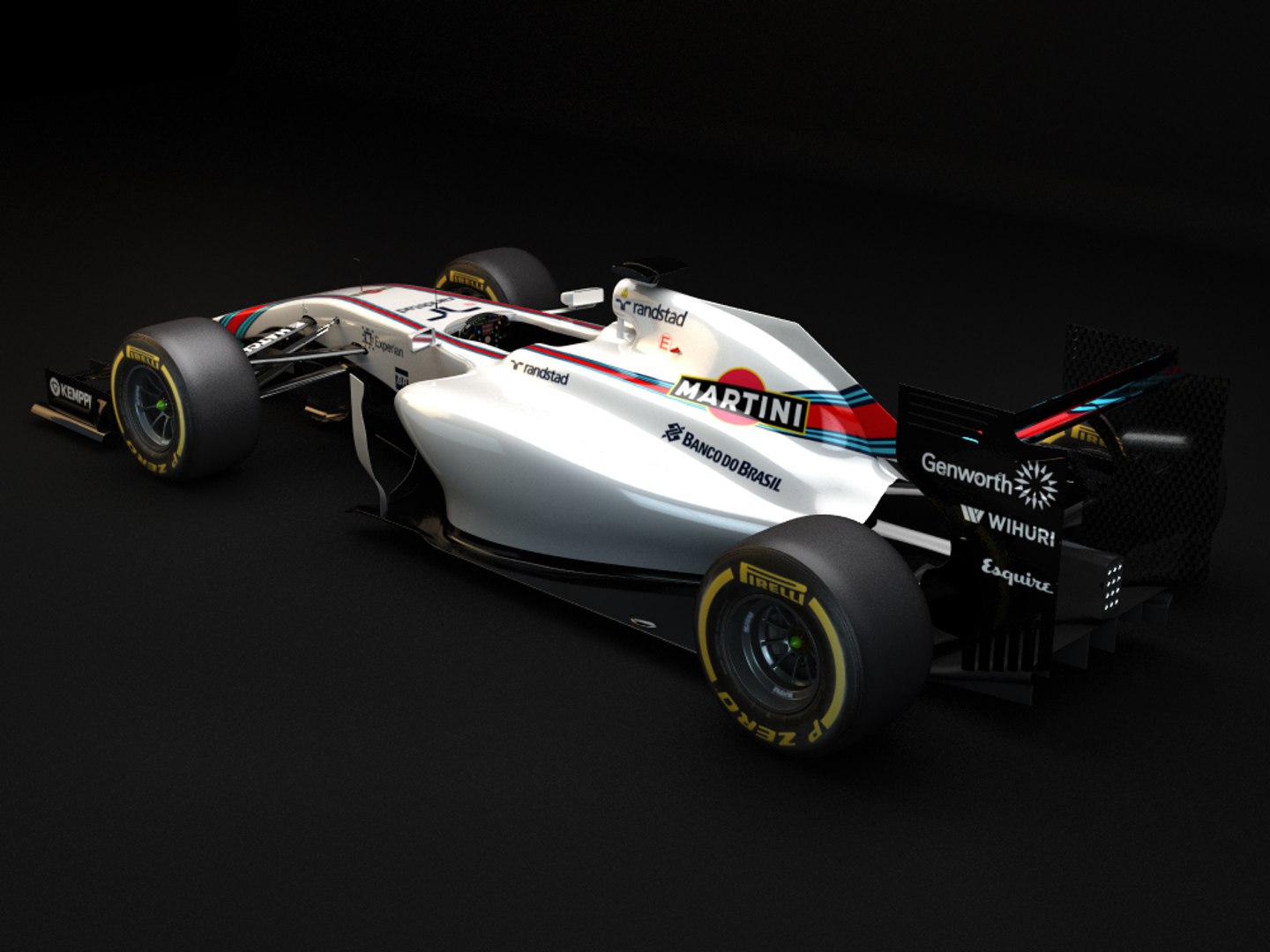 Williams Fw36 2014 3d Max