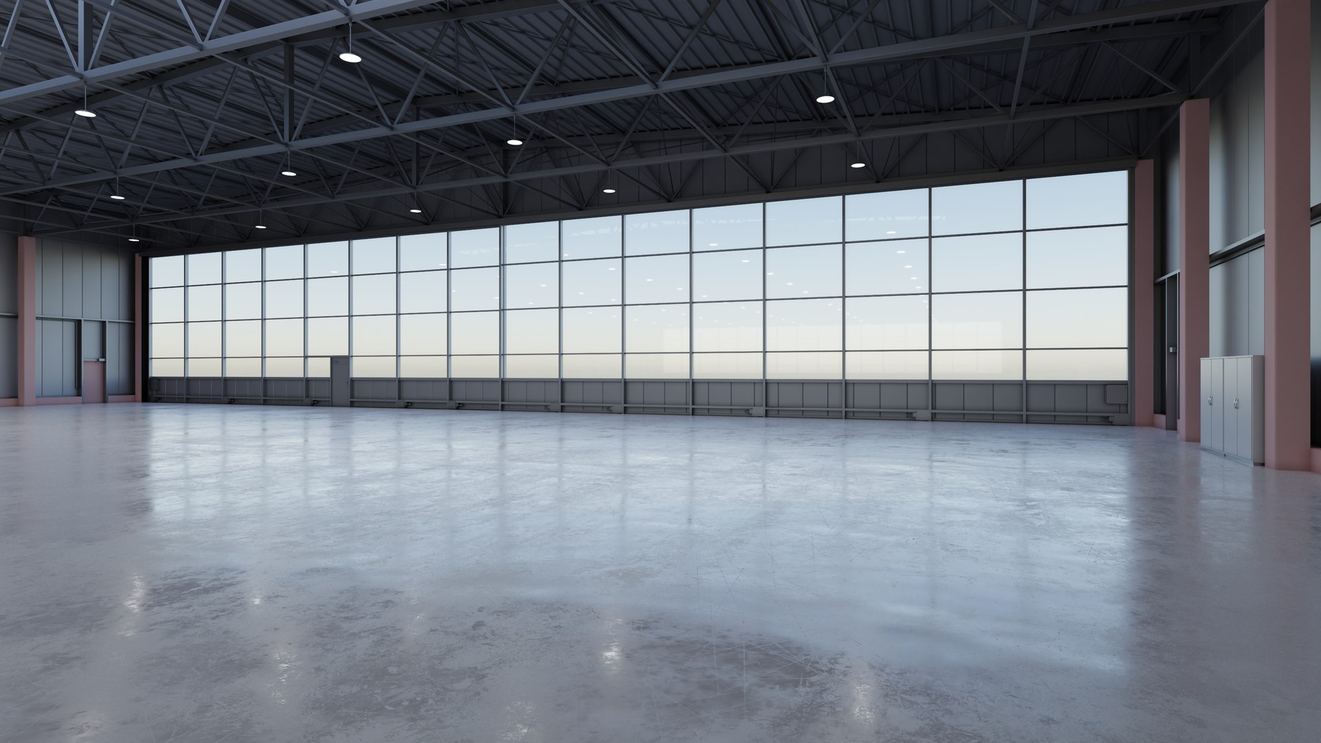 Airplane Hangar Interior 7b Model - TurboSquid 1774391