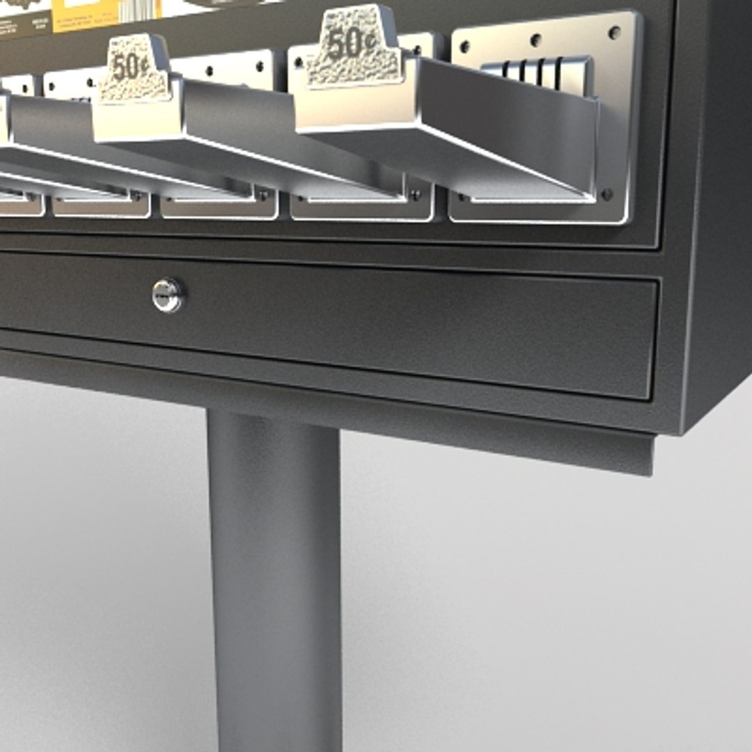 Sticker Vending Machine 3d Model