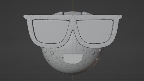 modelo 3d nerd emoji meme baja poli - TurboSquid 2180924