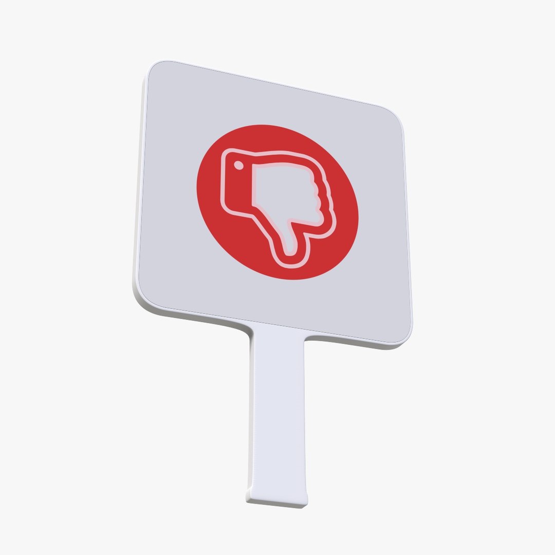 3D White Panel Sign - TurboSquid 1275956