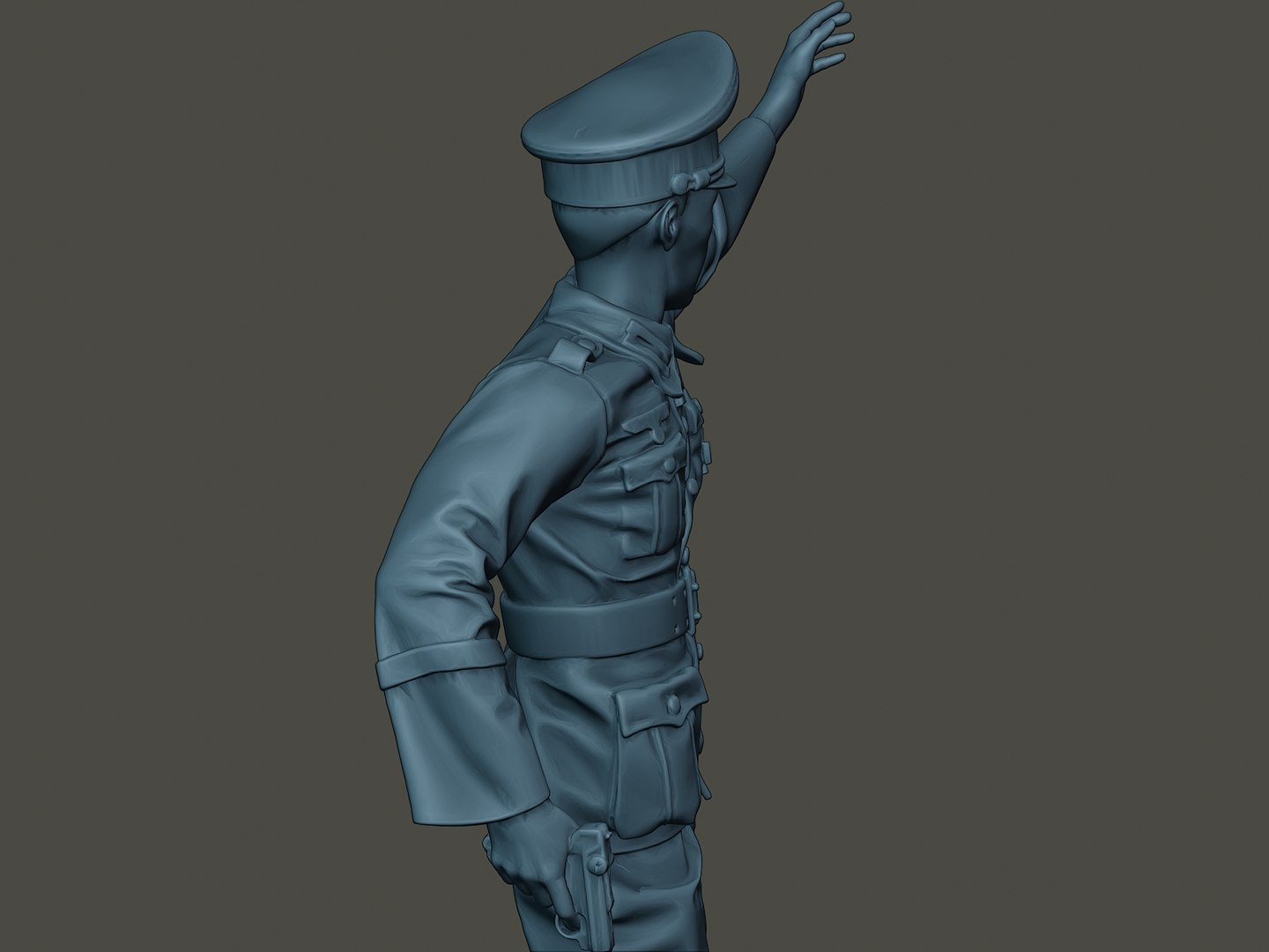 3D german officer ww2 war model - TurboSquid 1522188
