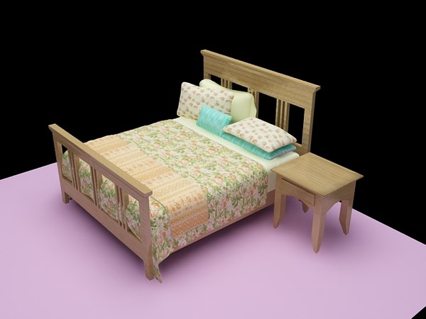 3d bed model