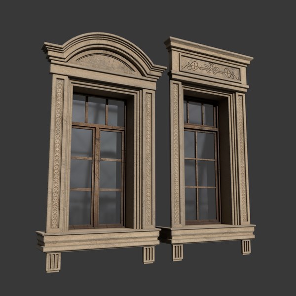 3D model Classic Cartoon PBR Modular Windows Collection 1 - TurboSquid ...