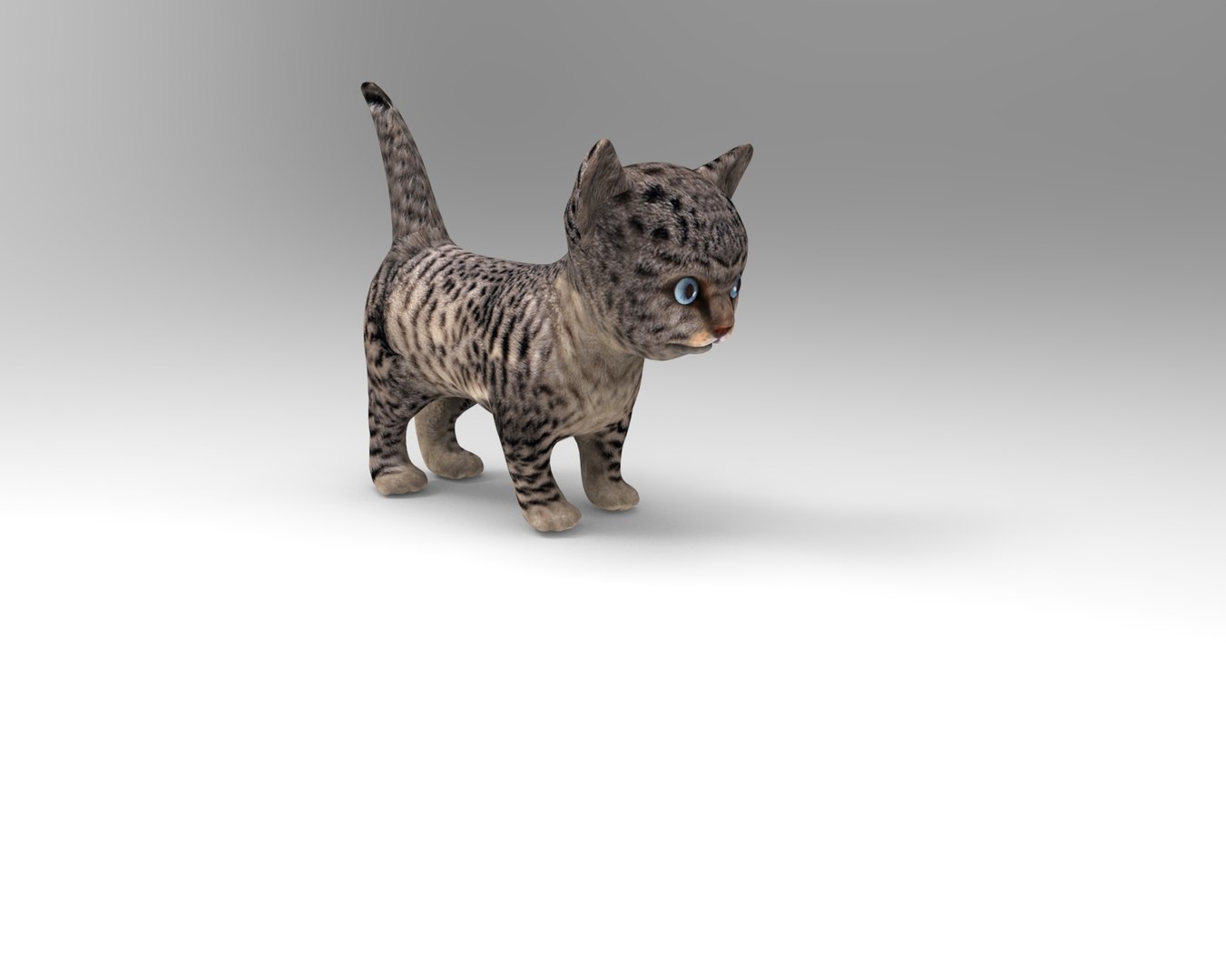 Cute Cat Model - TurboSquid 1220890