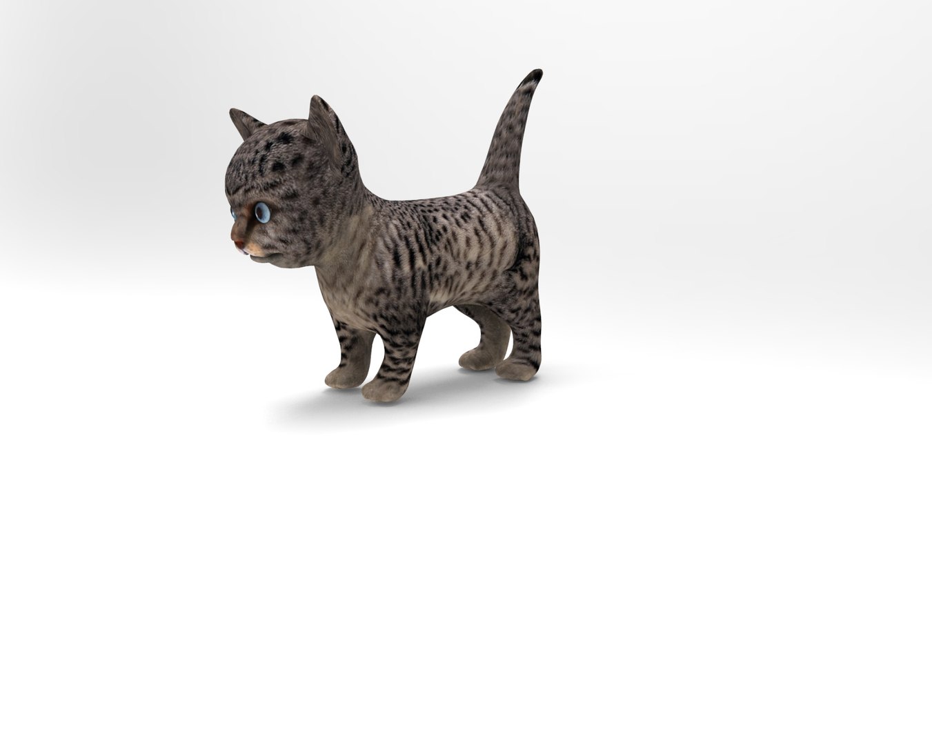 Cute Cat Model - TurboSquid 1220890