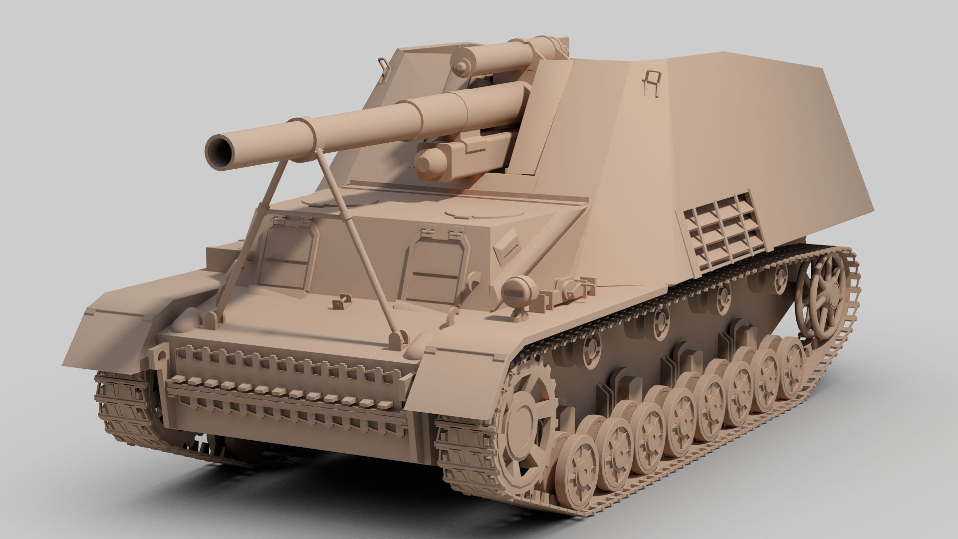 SdKfz 165 Hummel Model - TurboSquid 2279216