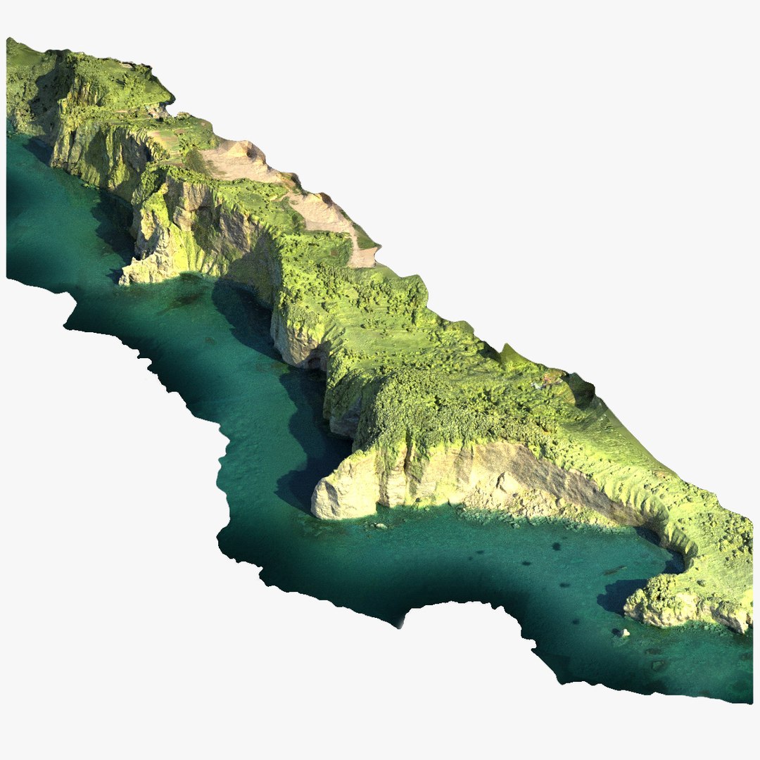 3D Coast line - TurboSquid 2029247