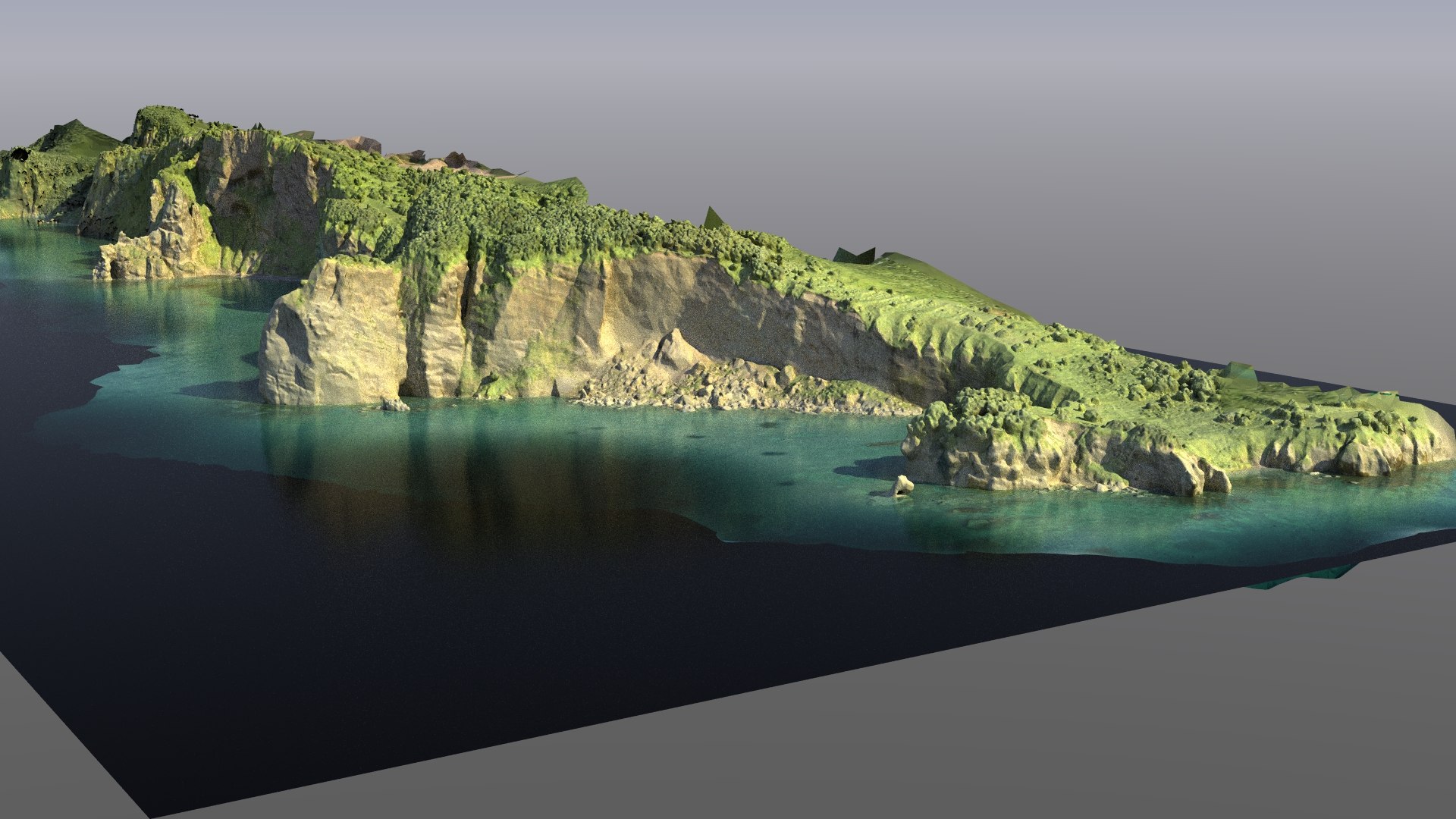 3D Coast Line - TurboSquid 2029247