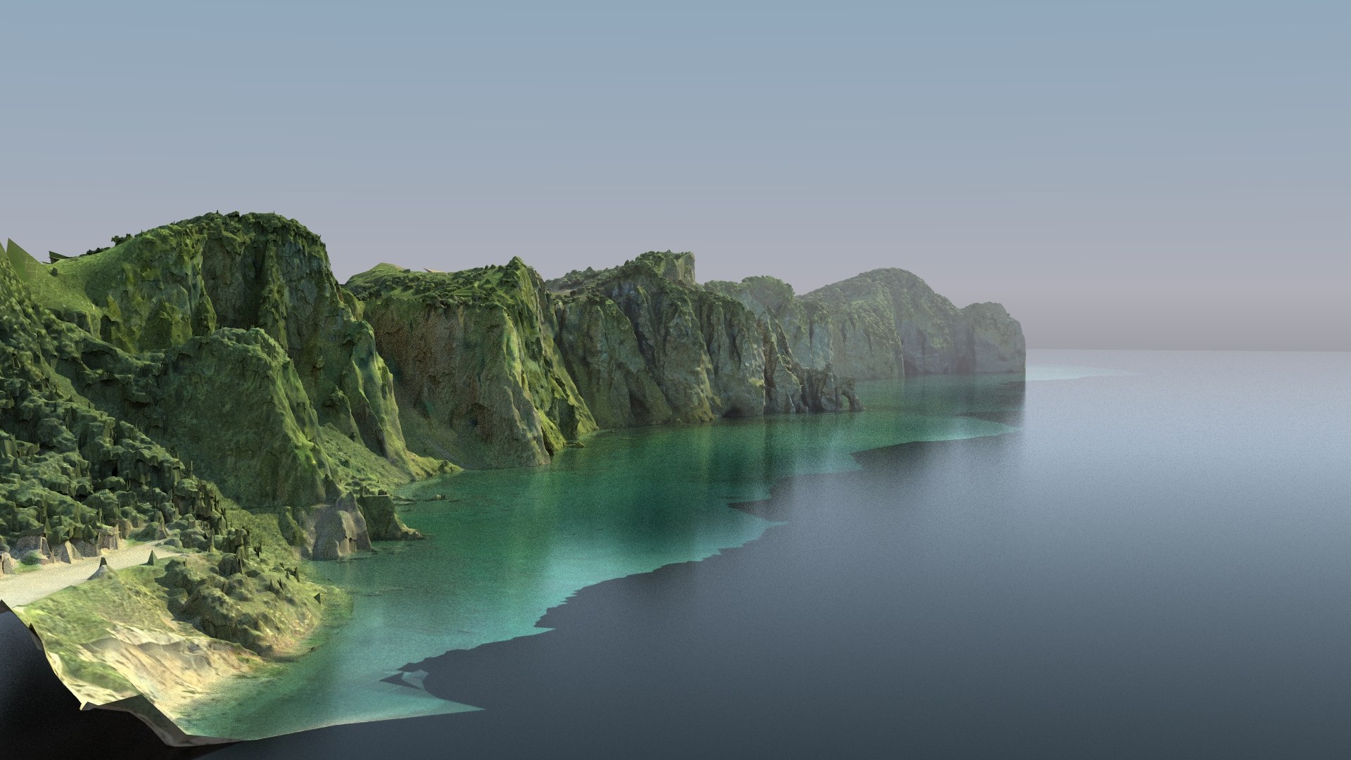 3D Coast Line - TurboSquid 2029247
