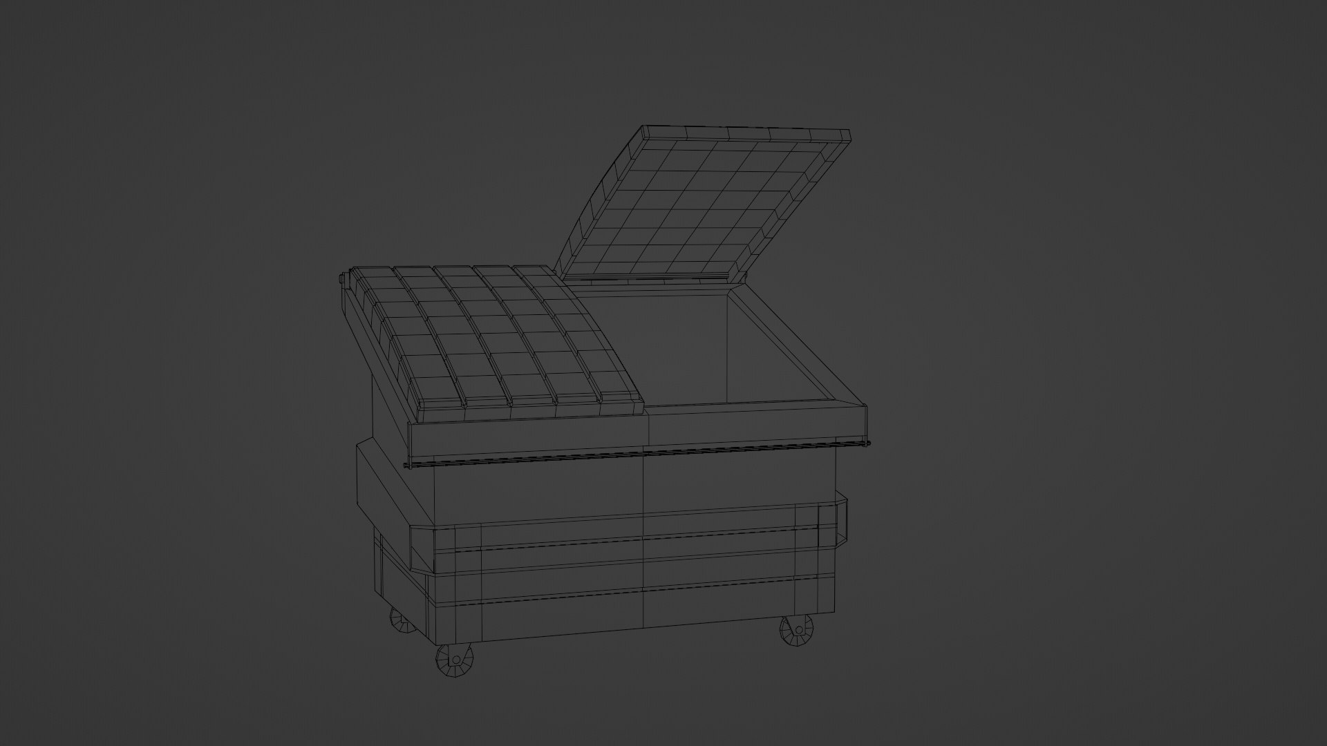 Low Poly Dumpster 3D model - TurboSquid 1959258