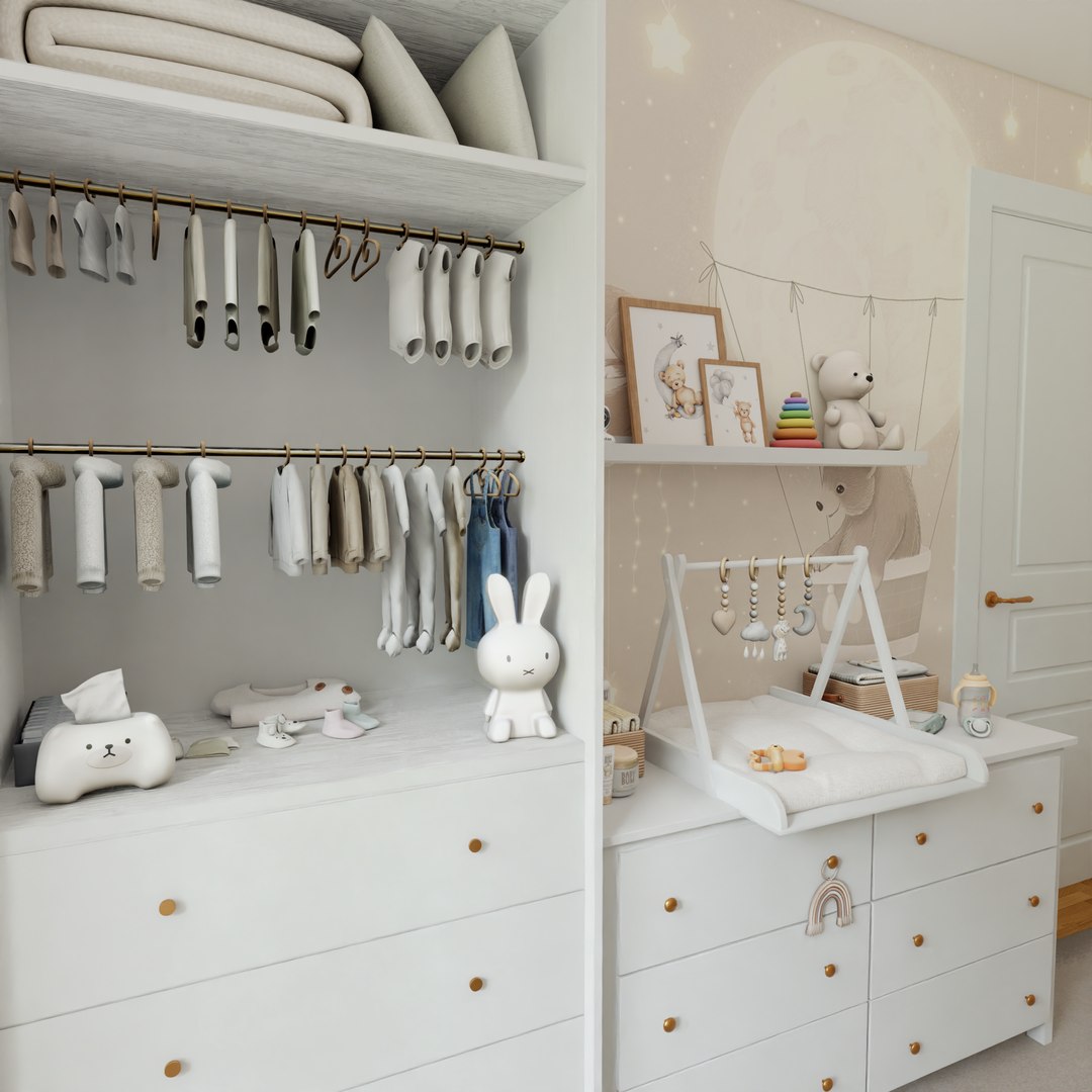 Baby Room 5 Blender Scene 3D Model - TurboSquid 2305274
