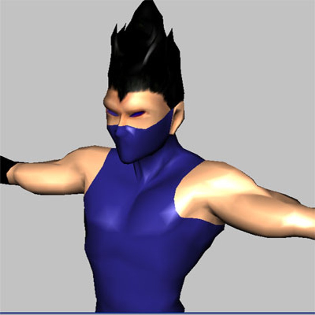 3d ninja character model