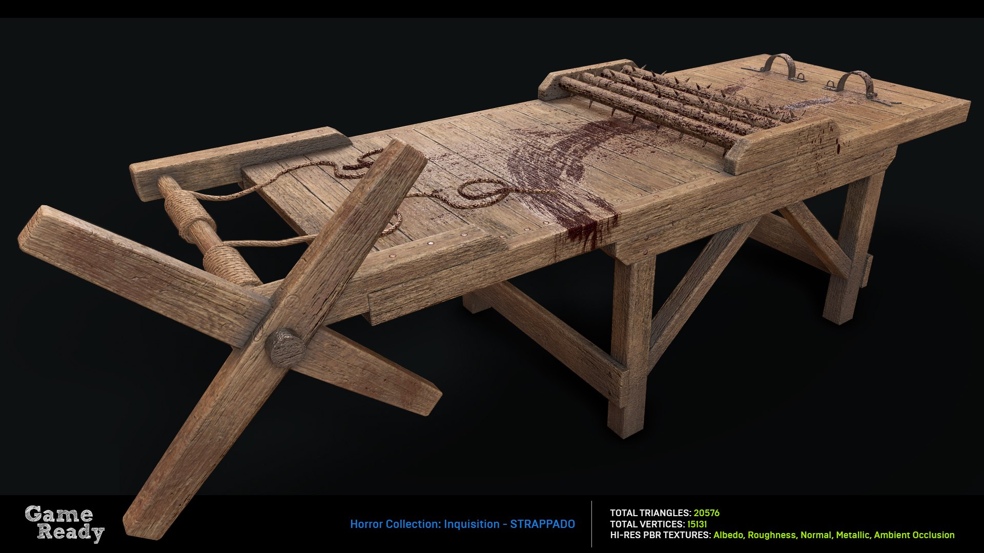 Inquisition Strappado 3D Model - TurboSquid 1564300