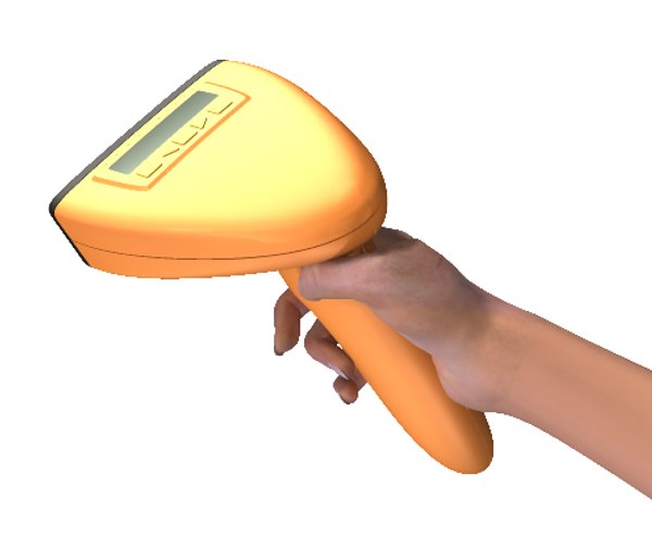 3d handheld scanner gun