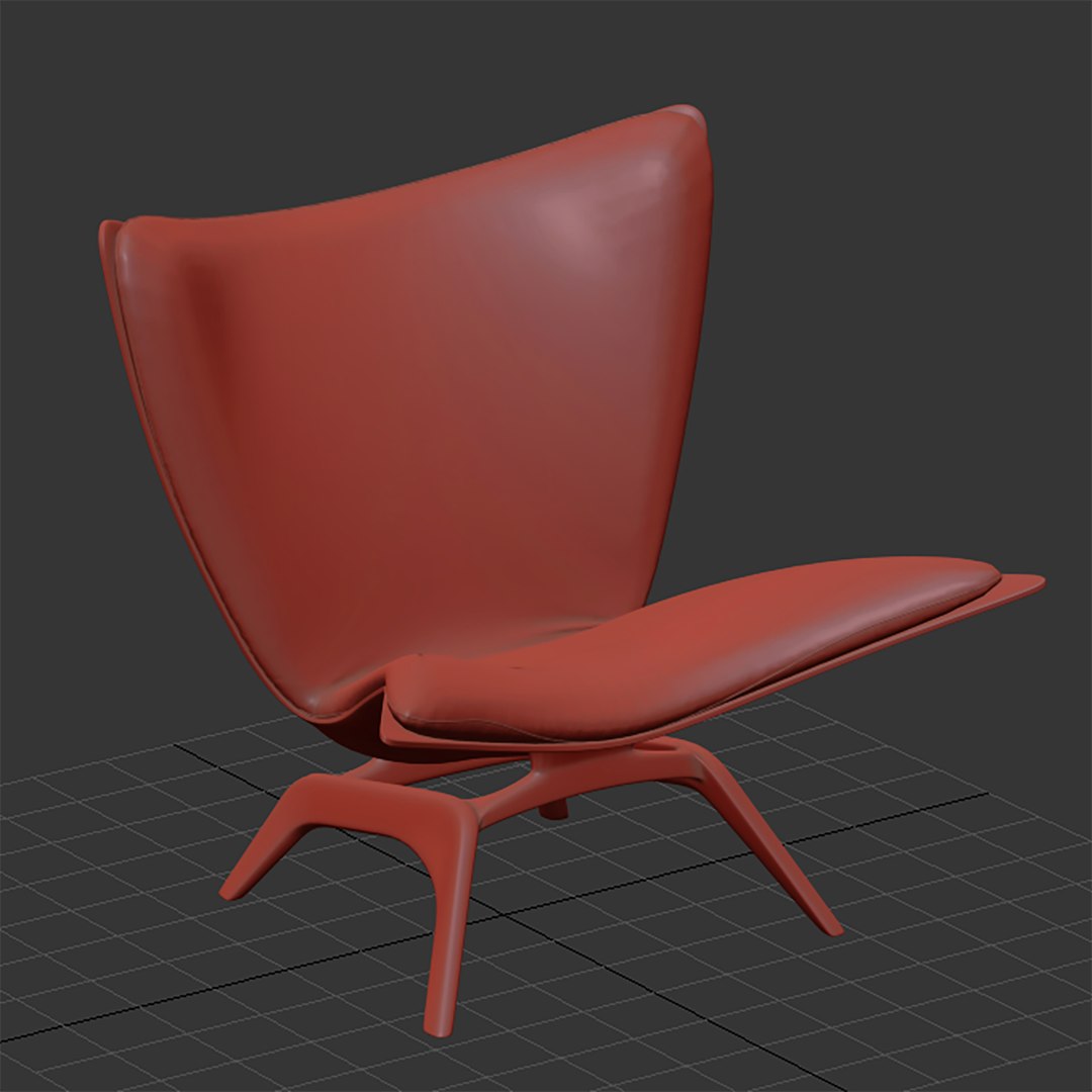 Free The Reader Armchair Free 3D Model 3D Model - TurboSquid 1992998