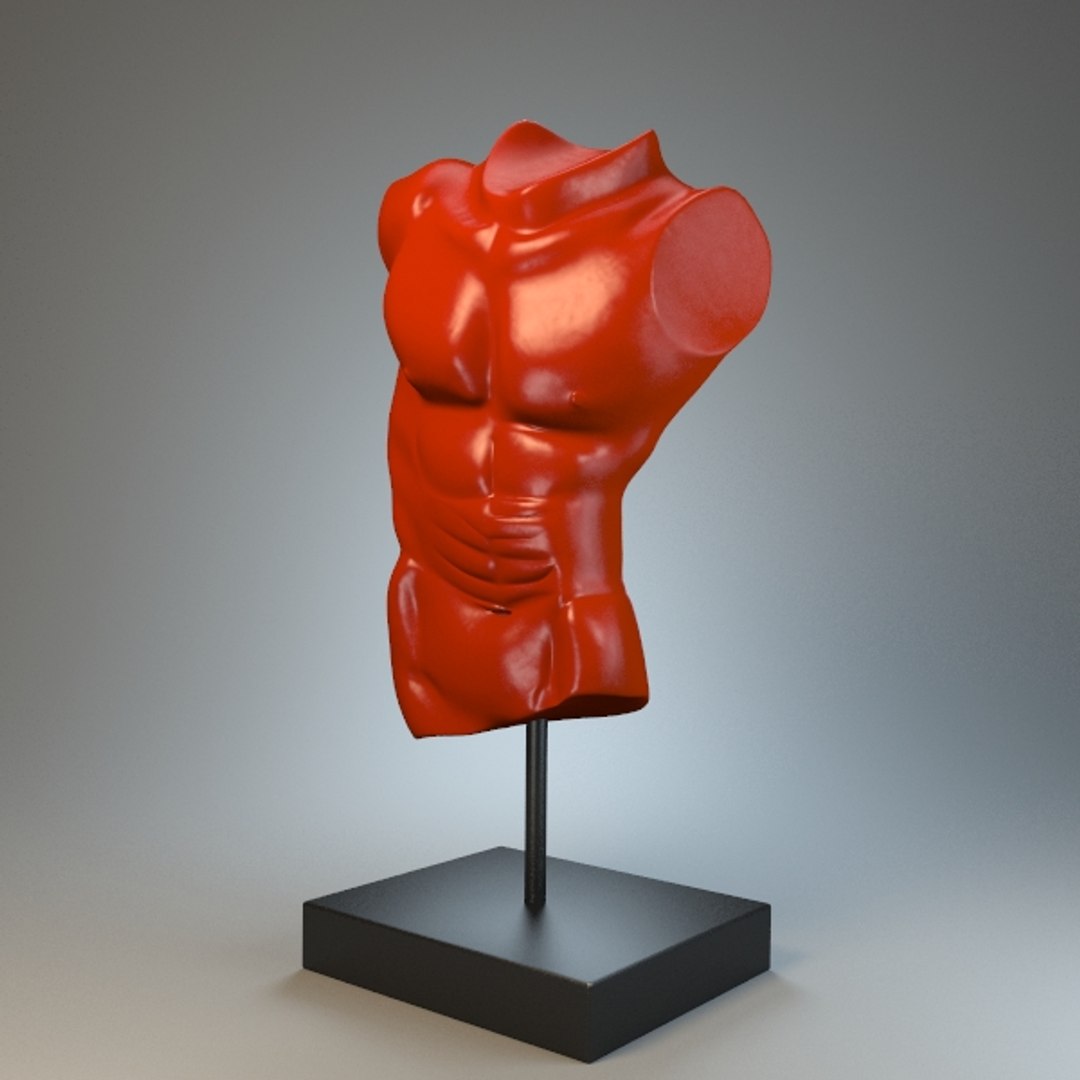 body sculpture apollo 3d model
