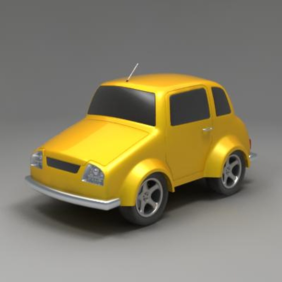 Cartoon Car 3d Model