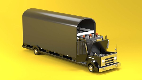 3D Duty Truck Cartoon - TurboSquid 1808542