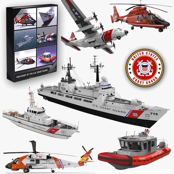 3d coast guard 47-foot motor model