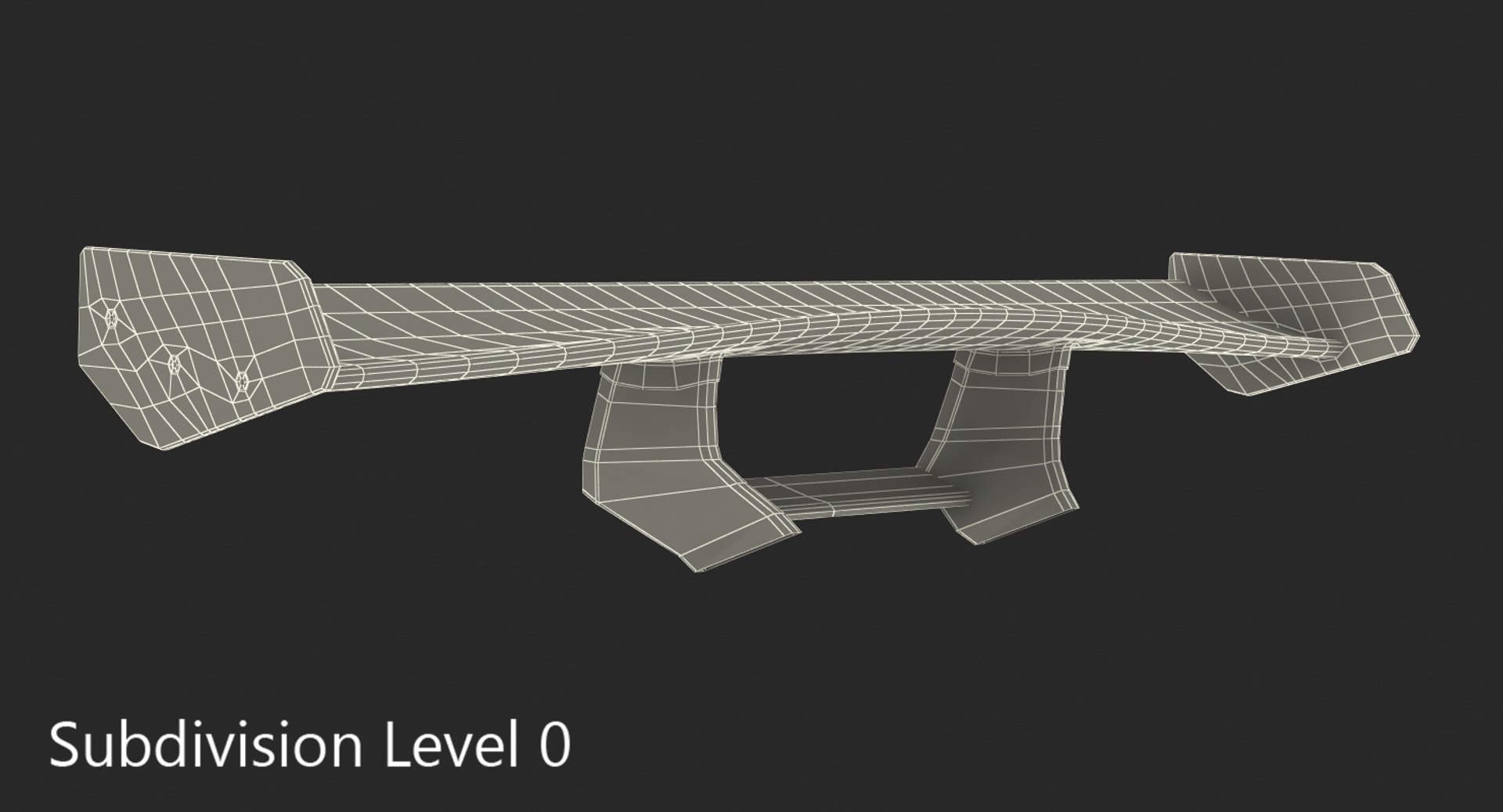 3d Model Car Spoiler