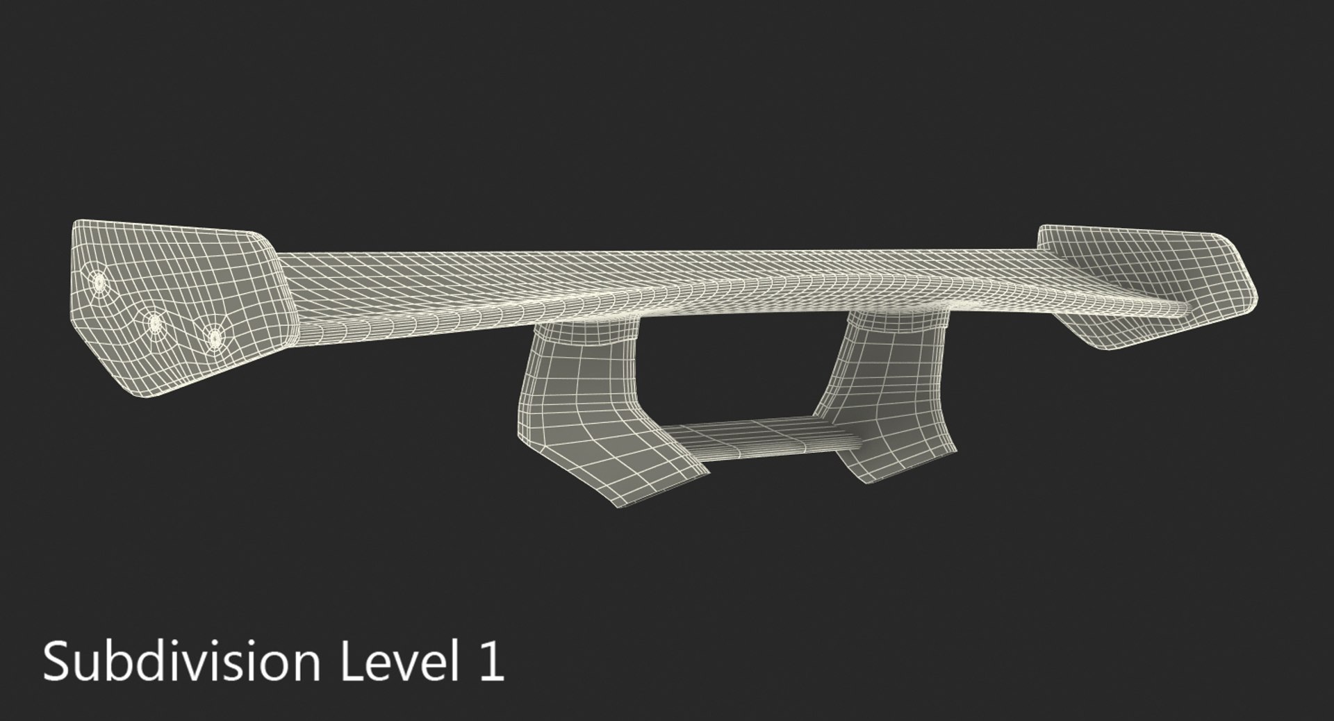 3d Model Car Spoiler