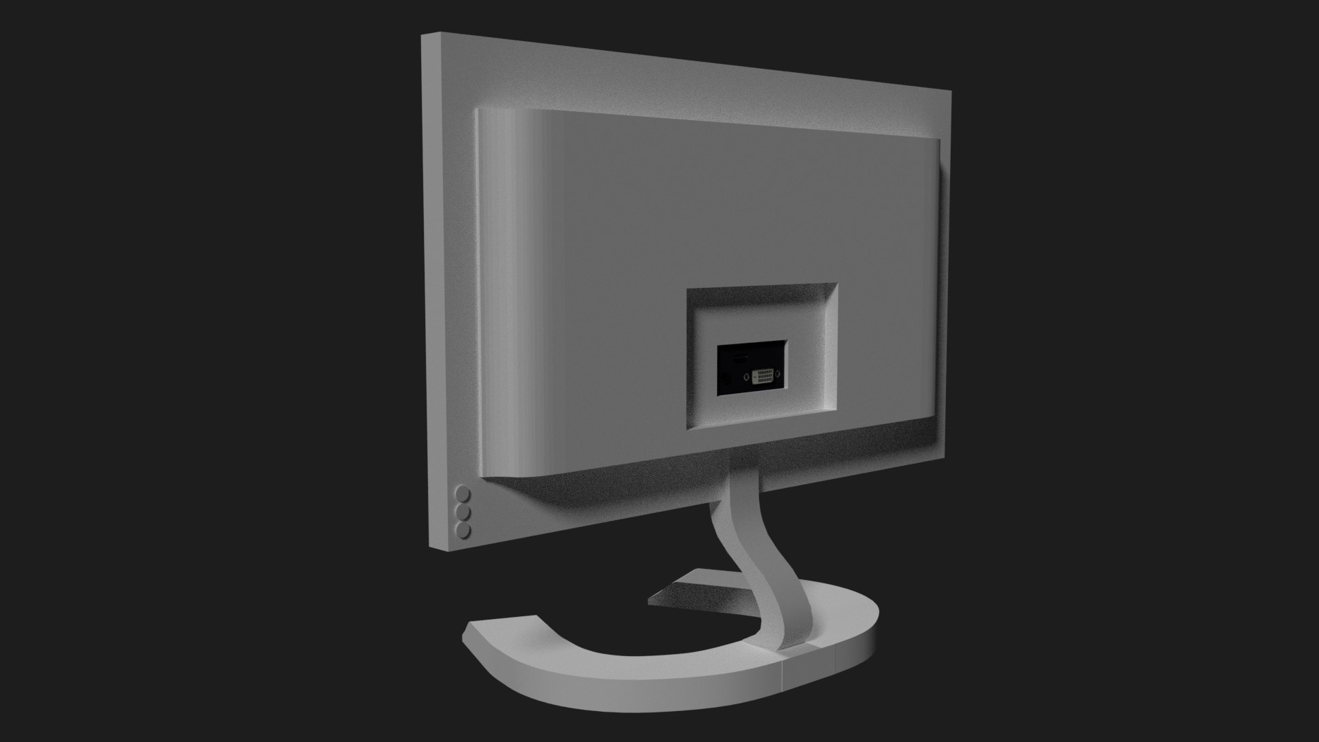 Modern computer monitor 3D model - TurboSquid 1356392