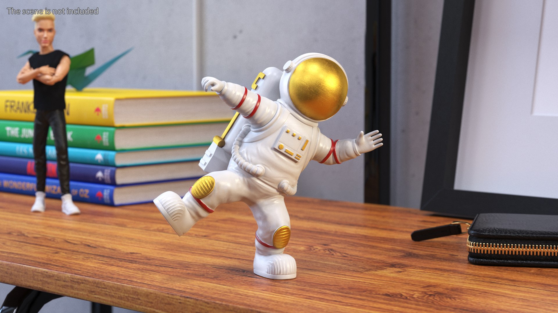 Spaceman Toy Character White Dancing Pose model - TurboSquid 1907981