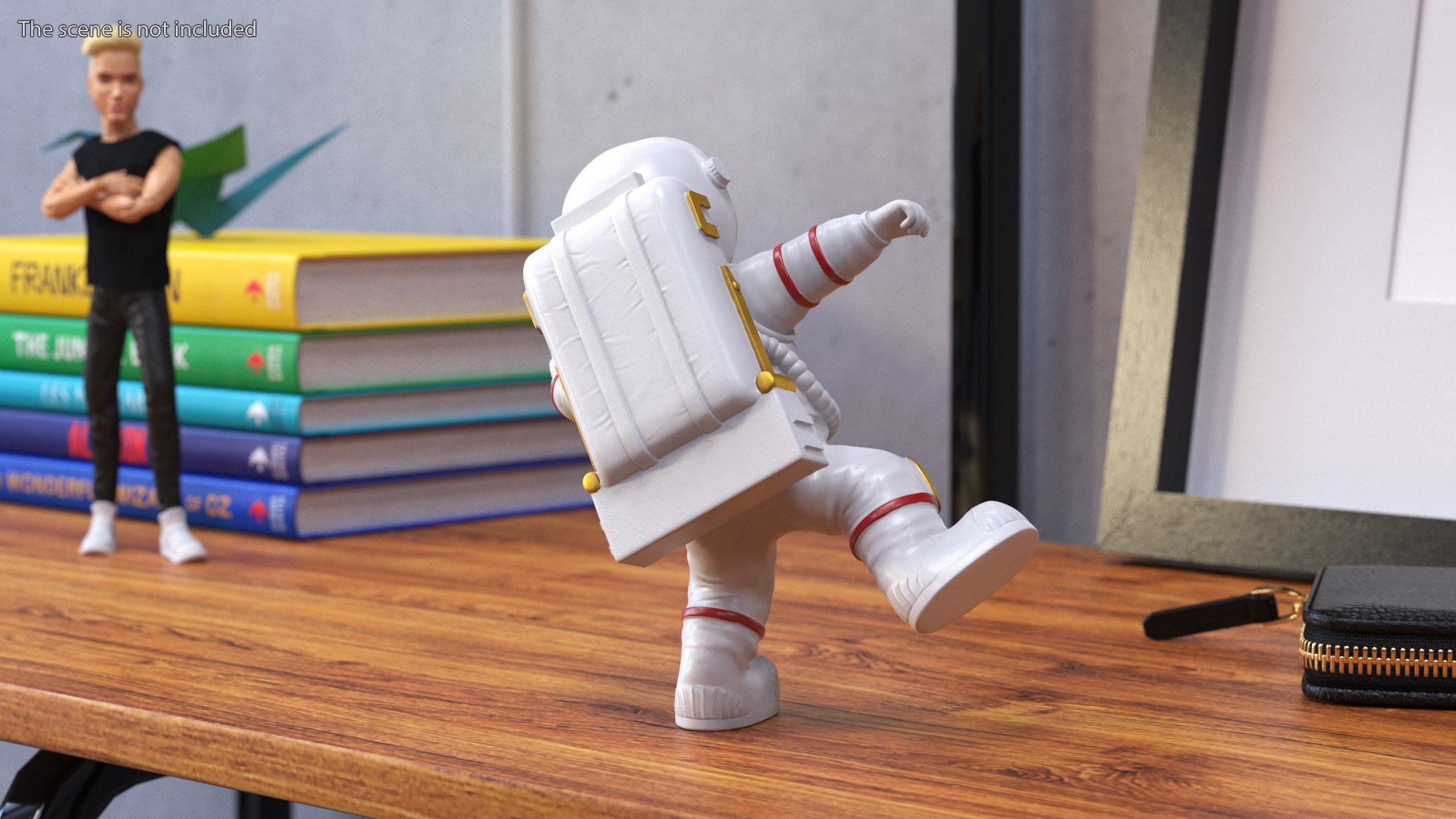 Spaceman Toy Character White Dancing Pose model - TurboSquid 1907981