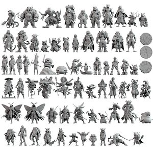 Download 3D Miniature Toy STL Models - TurboSquid