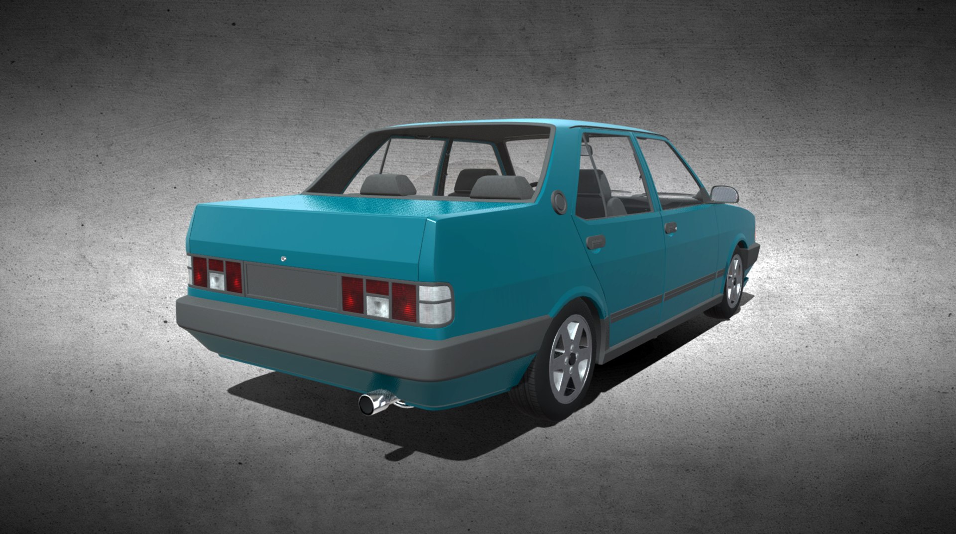 3D Tofas Dogan SLX For Games Model - TurboSquid 2264246