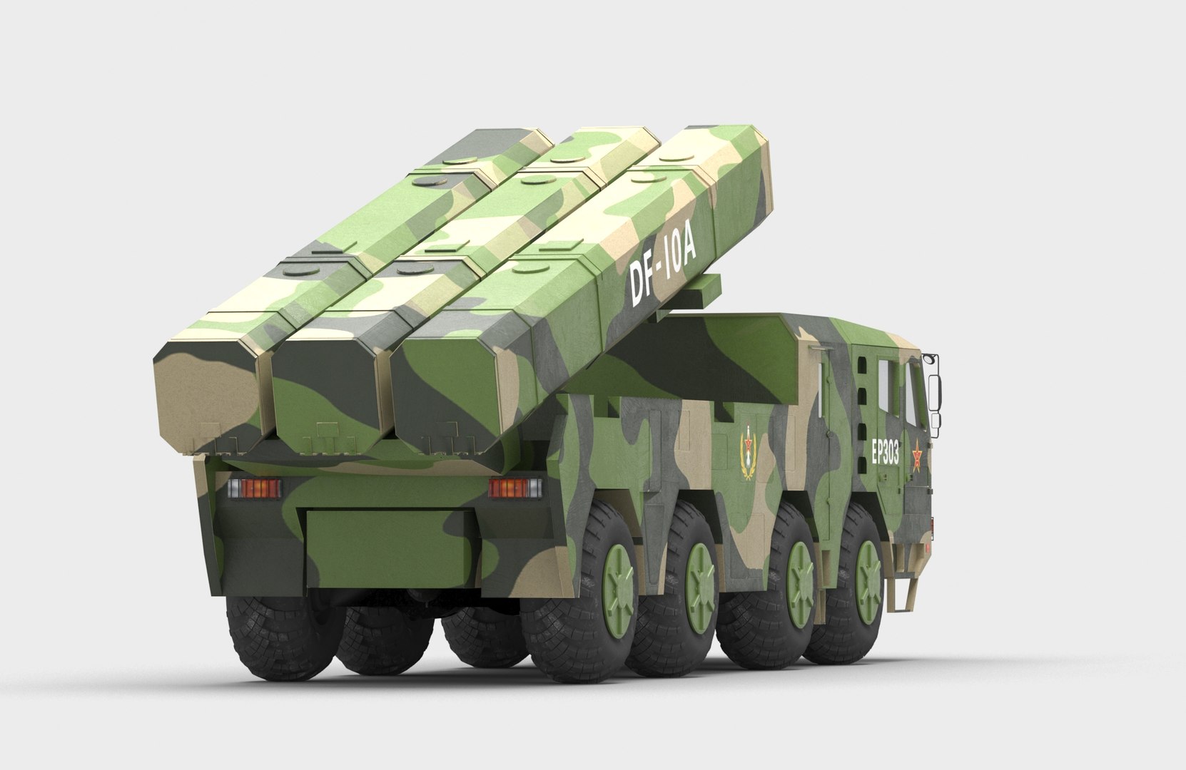 3D Chinese DF-10A Missile Model - TurboSquid 2335724