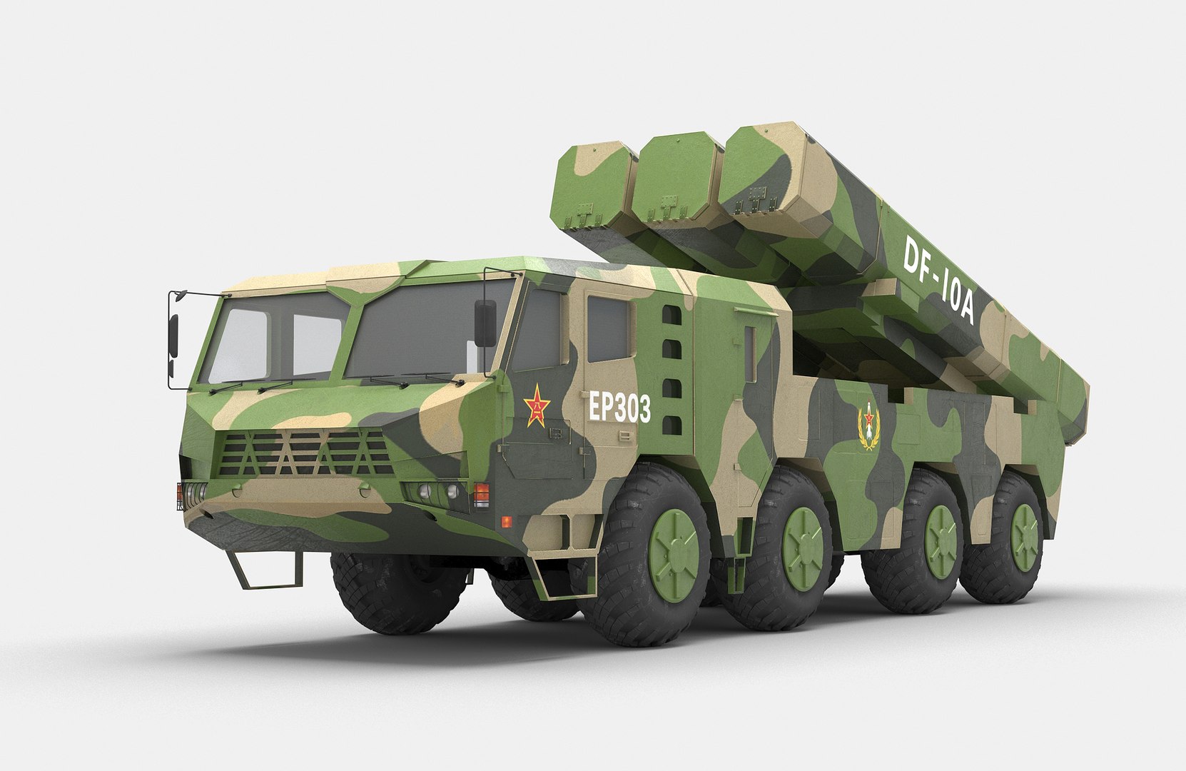 3D Chinese DF-10A Missile Model - TurboSquid 2335724