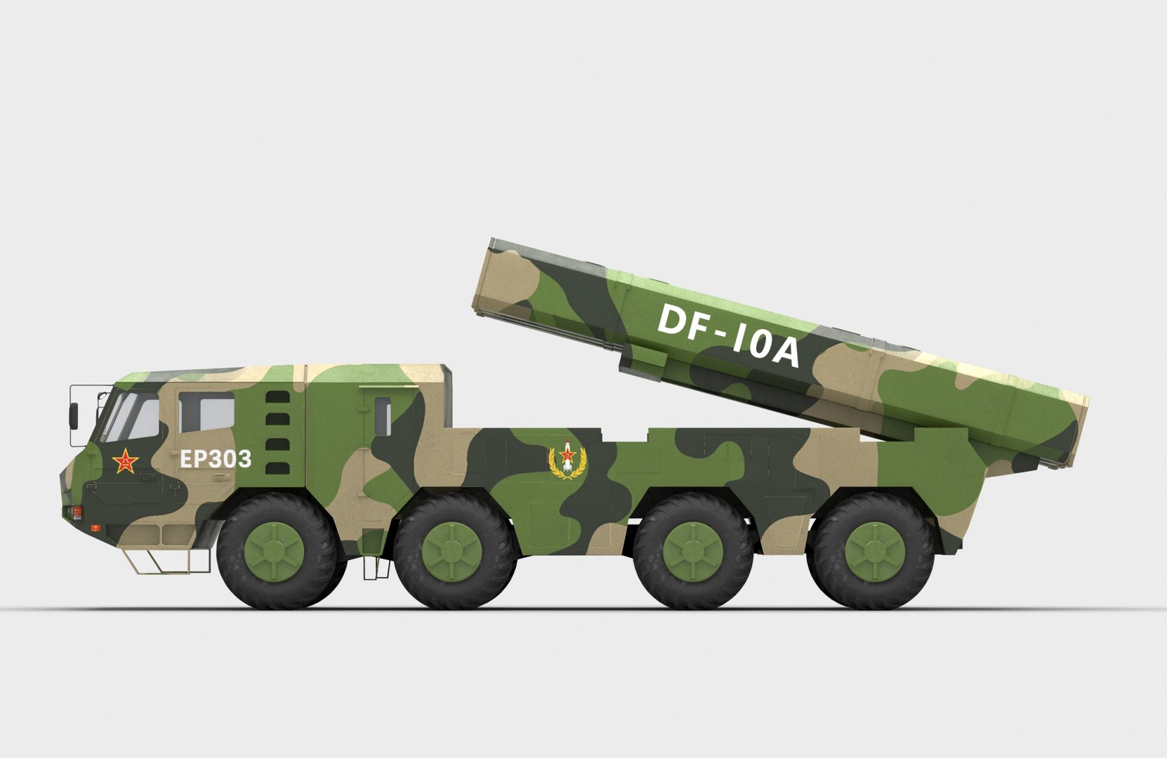 3D Chinese DF-10A Missile Model - TurboSquid 2335724